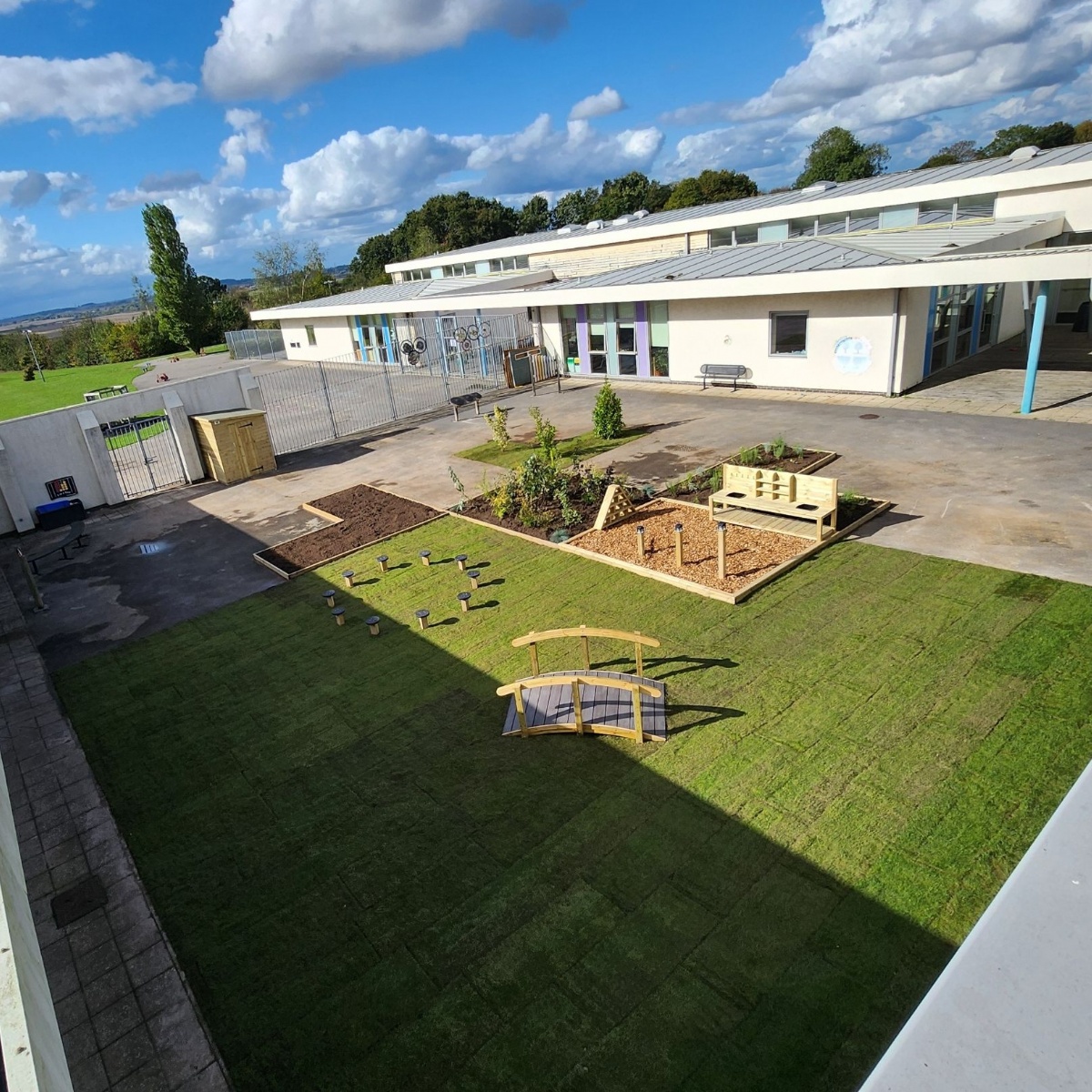 Warren Wood School - New Outdoor Area